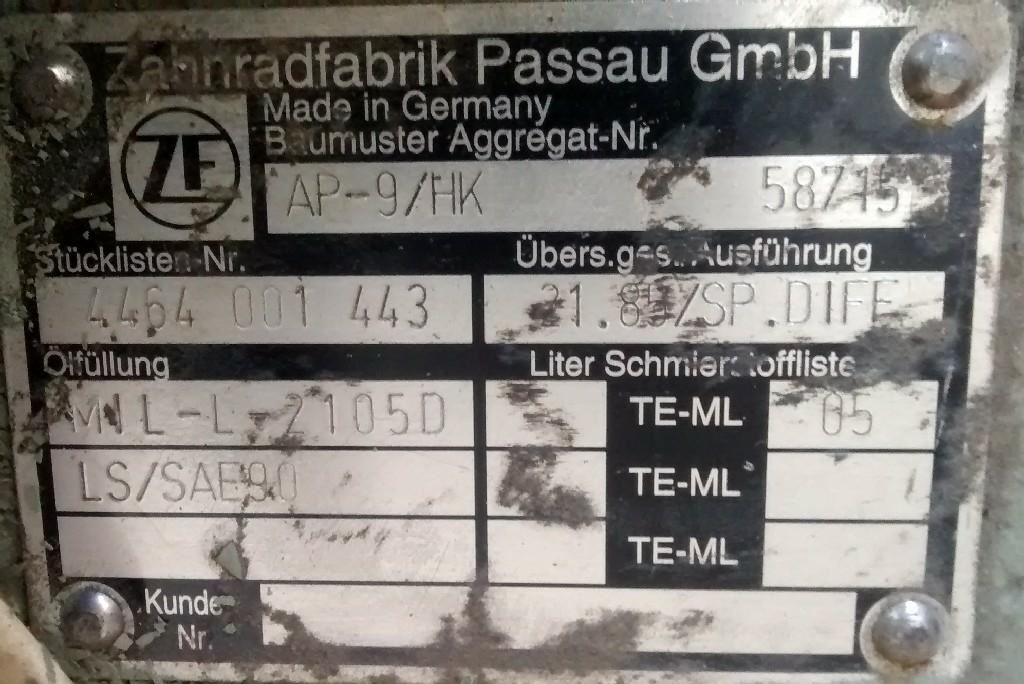 New ZF NEW HOLLAND Axle, Complete Rear for sale | Enfield Connecticut ...