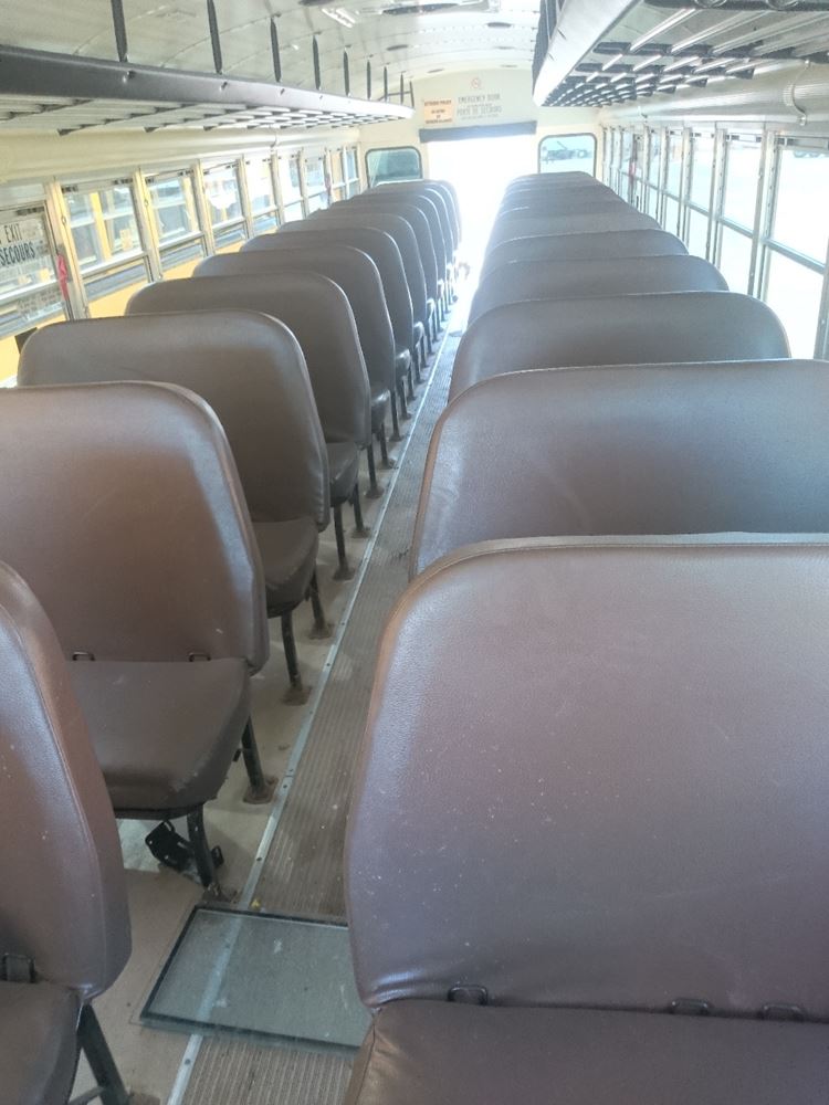 School Bus Blue Bird Seat