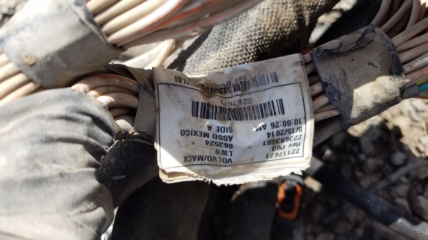 Used 2015 Mack GU813 Wiring Harness (Cab and Dash) for sale | York ...