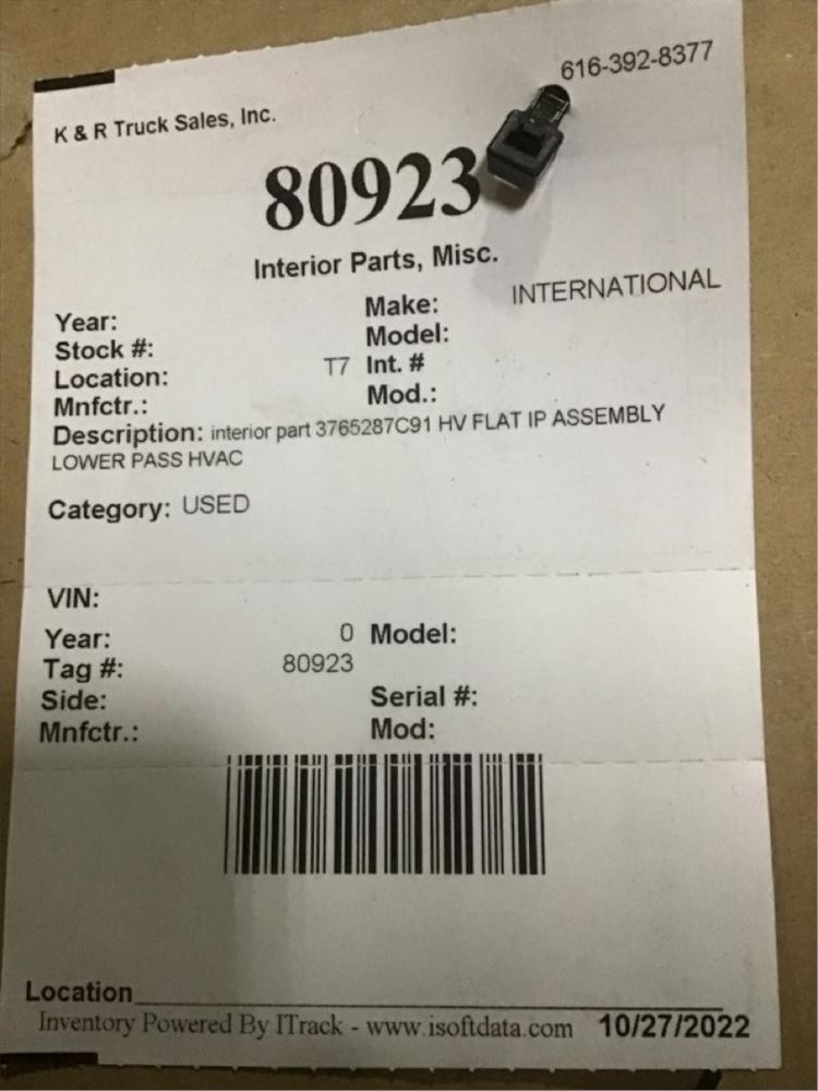 Used Interior Misc Part for sale | Holland Michigan United States ...