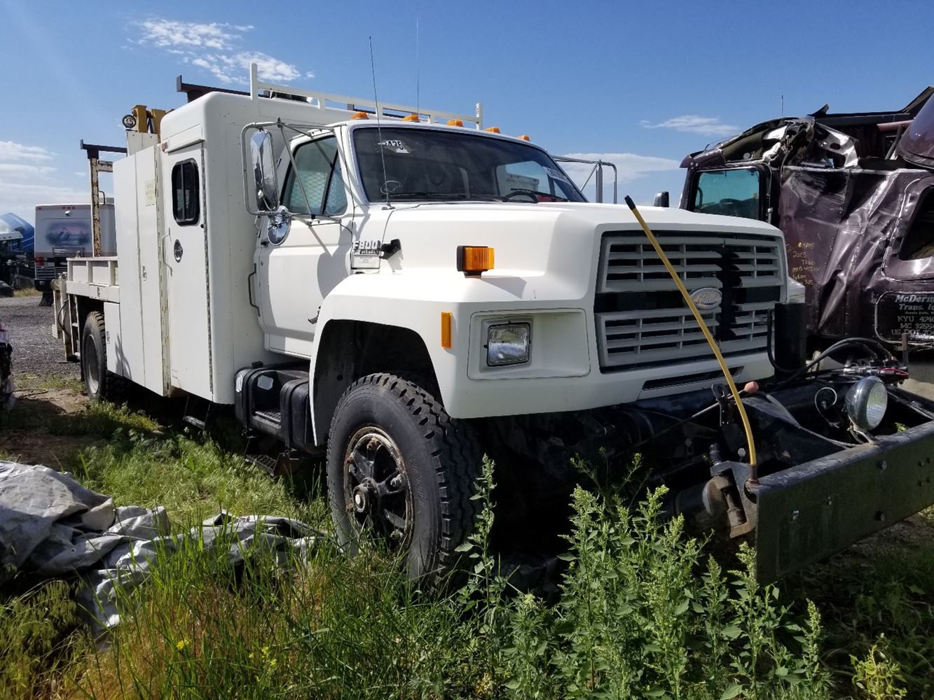 Salvage 1988 Ford F800 Truck Delivery For Parts | Ucon, Idaho, United ...