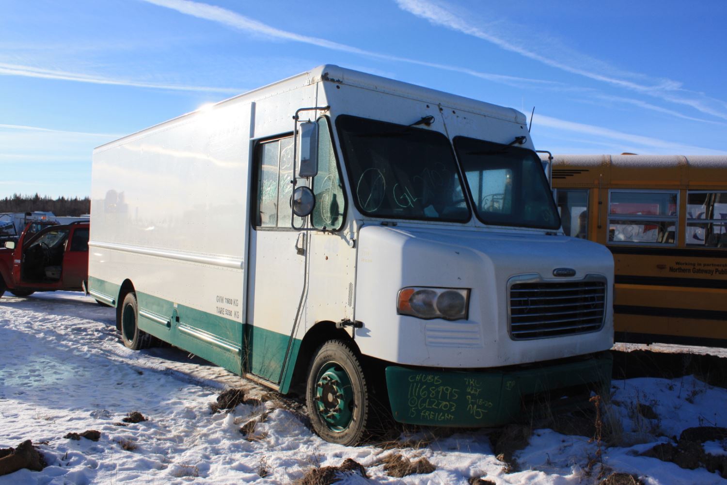 Salvage 2015 Freightliner MT45 Chassis Van For Parts | Sturgeon County ...