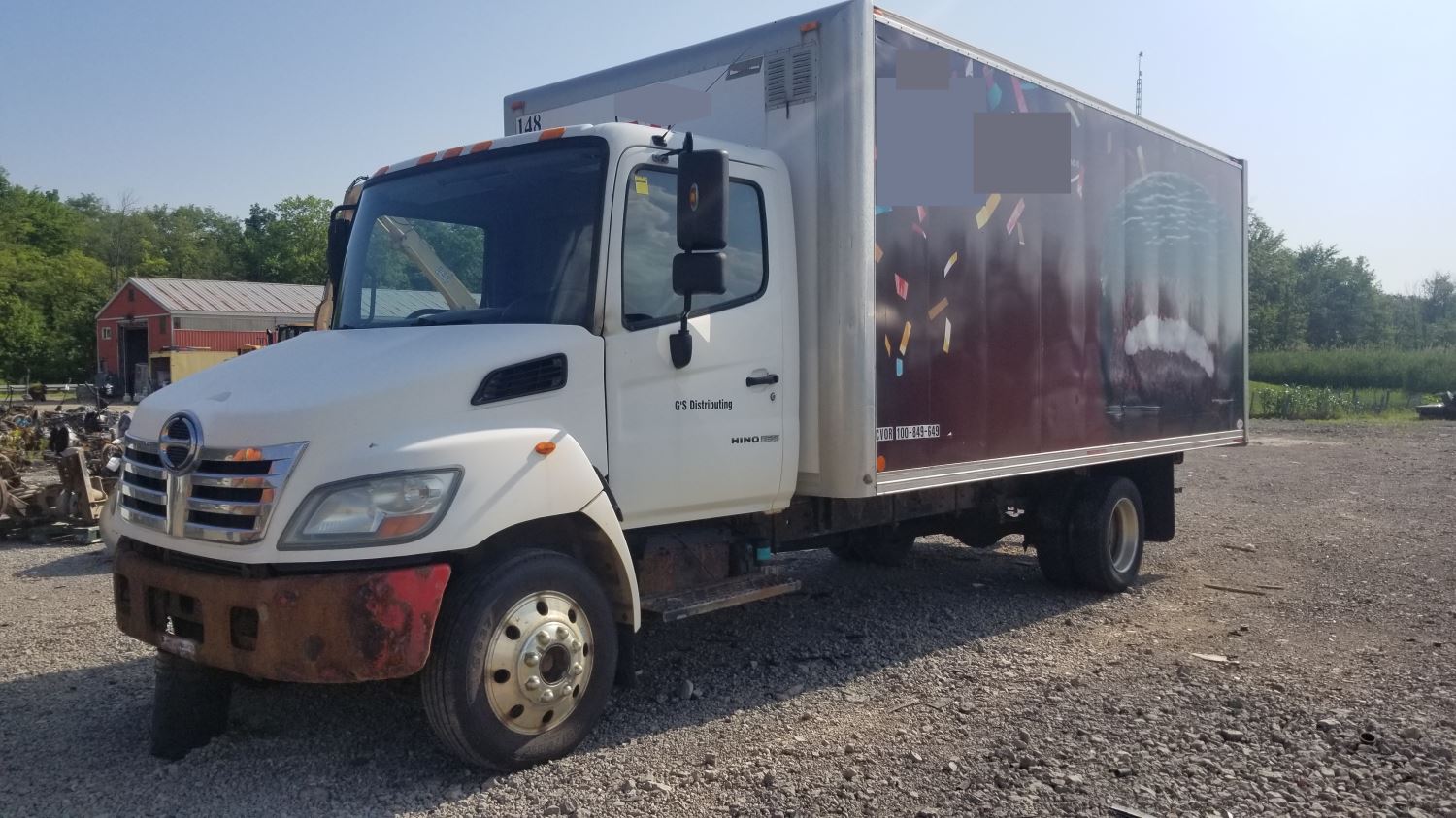 Salvage 2008 Hino 165 Truck Delivery For Parts | York, Ontario, Canada ...