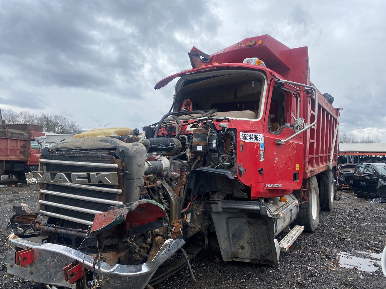 Salvage 2009 Mack GU713 Truck Delivery For Parts | Elkton, Maryland ...