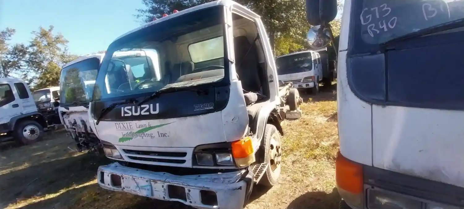 Salvage 2002 Isuzu NPR Truck Delivery