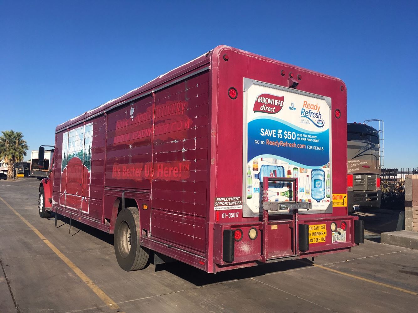 Salvage 2005 Freightliner M2 106 Beverage Body, Sigle Axle For Parts ...