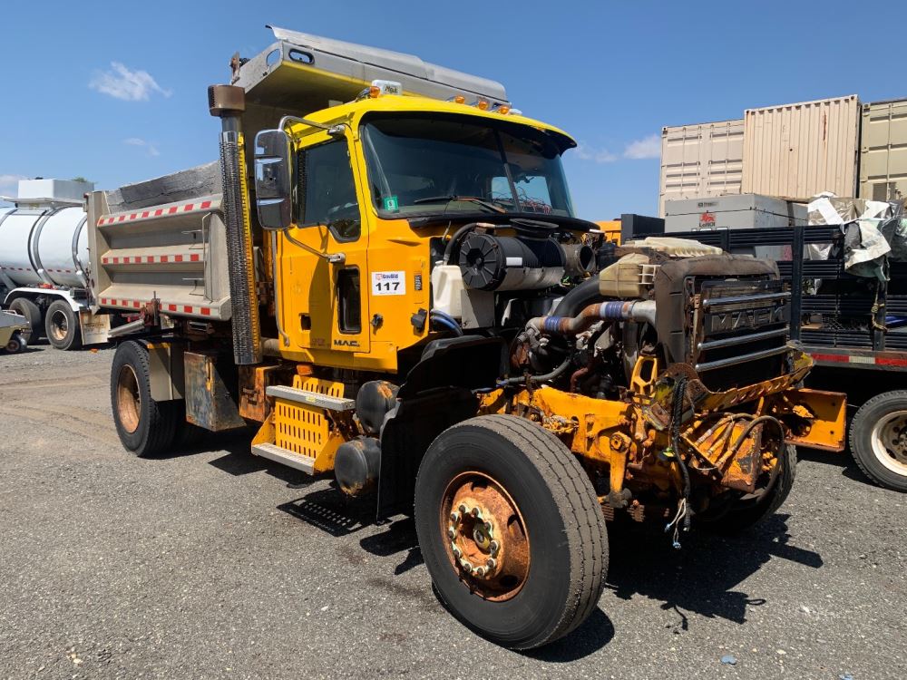 Salvage 2008 Mack GU712 Truck Delivery For Parts | Freehold, New Jersey ...